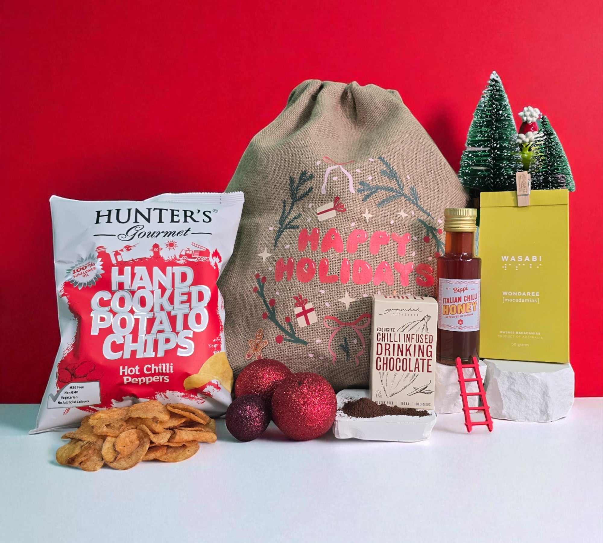 The Fiery Festive Sack | Christmas Hampers Australia